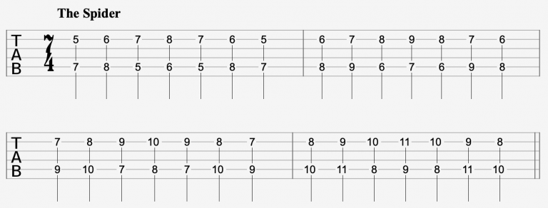 The Amazing Spider Exercise For Guitar - The Ultimate Finger Exercise