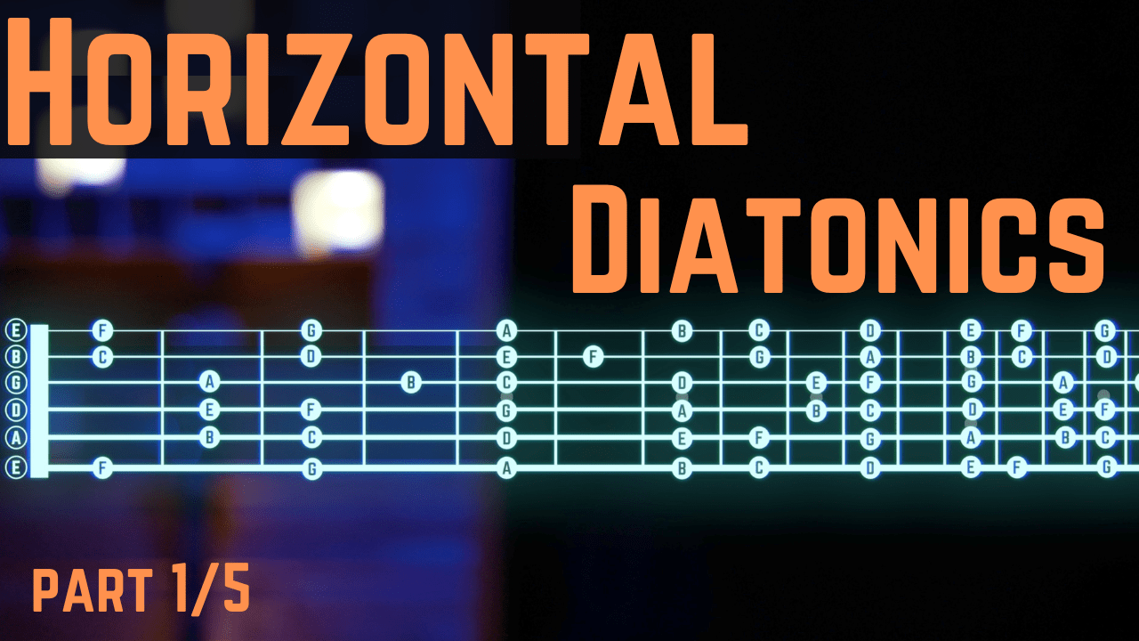 How to build a strong fretboard understanding 1/5 - Horizontal ...